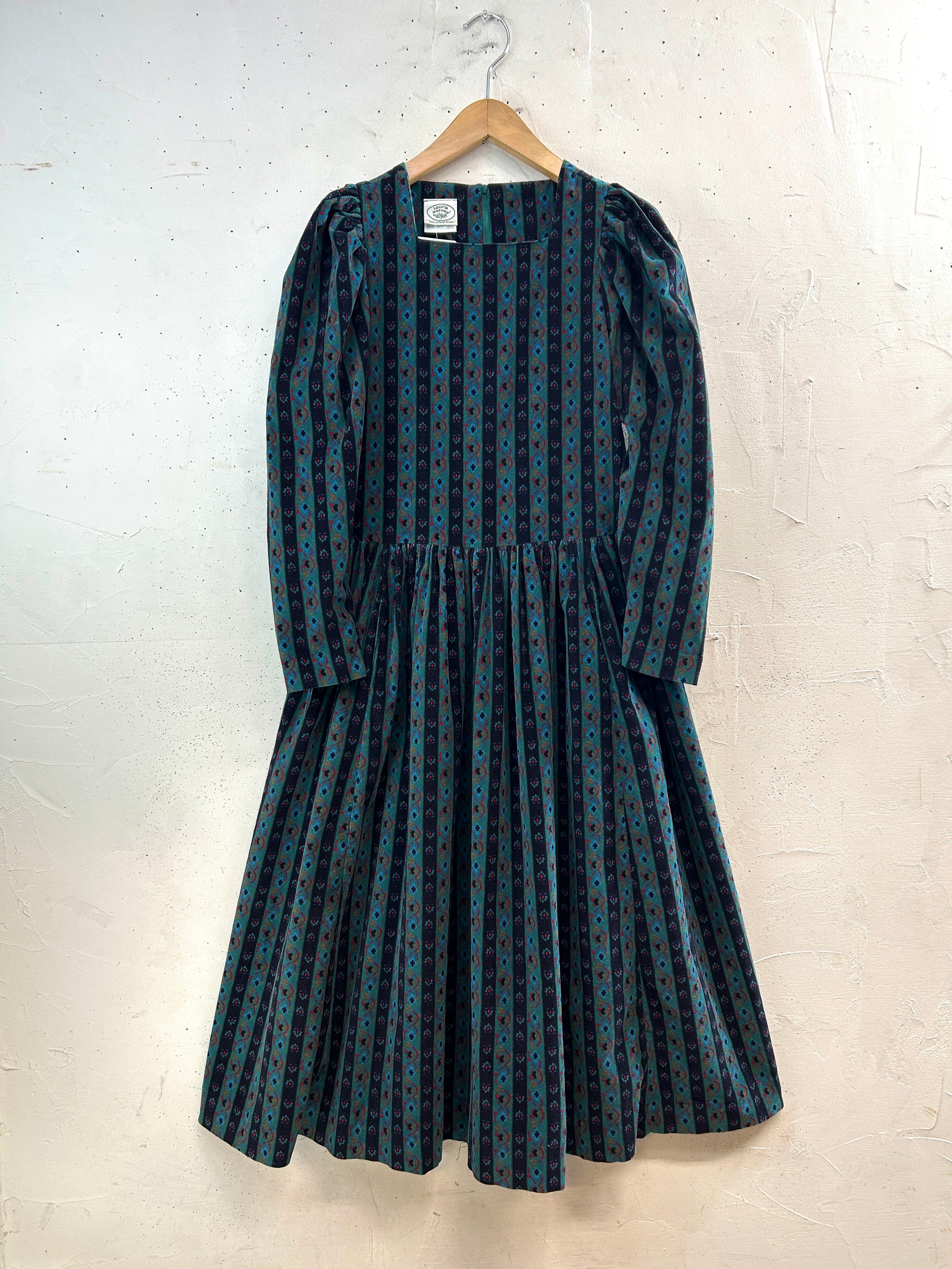 Vintage Dress 〜Laura Ashley〜 Made in Great Britain [L31068] – GROGGROG