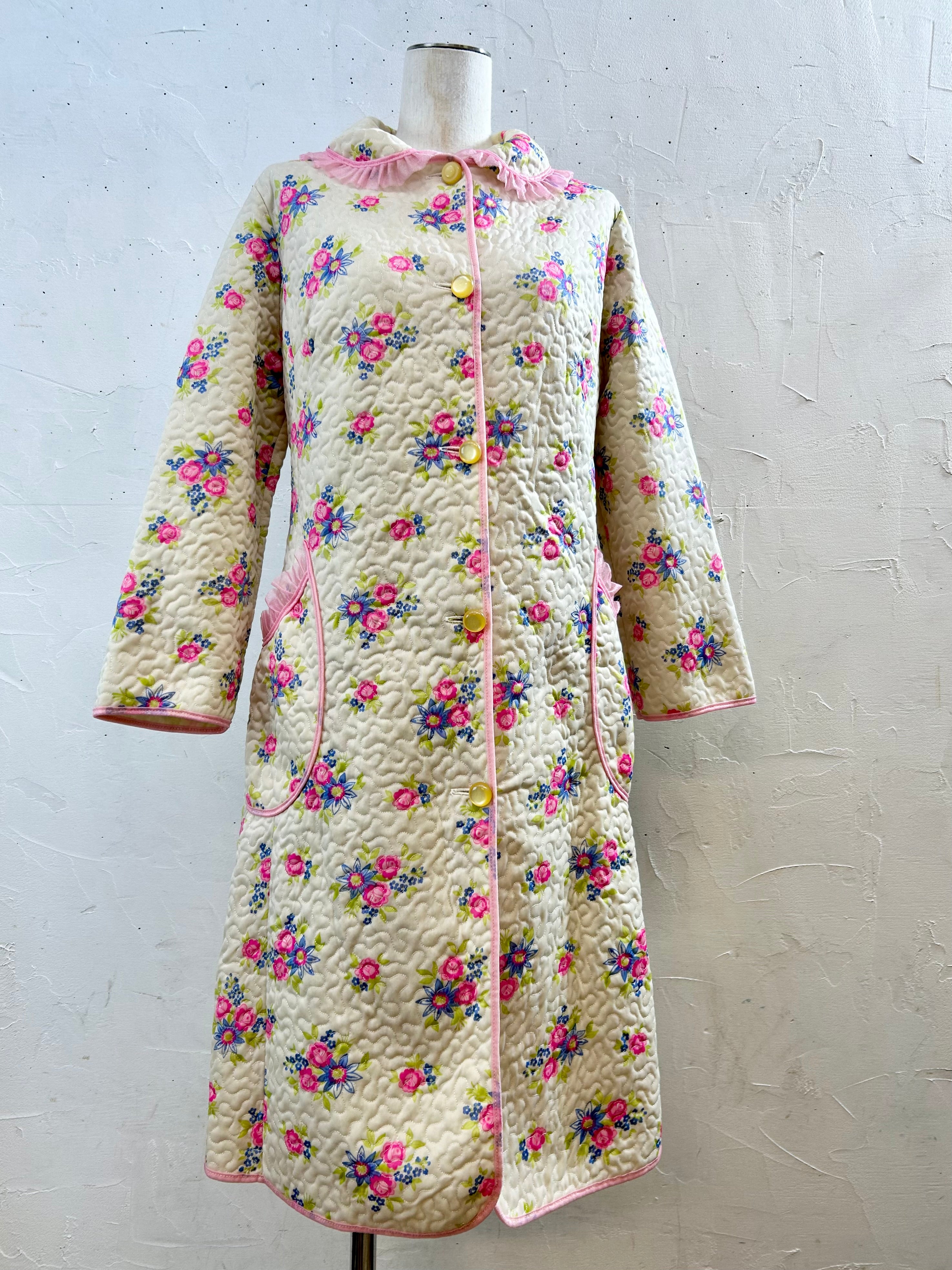’70s Vintage Quilting Gown [I28564] – GROGGROG