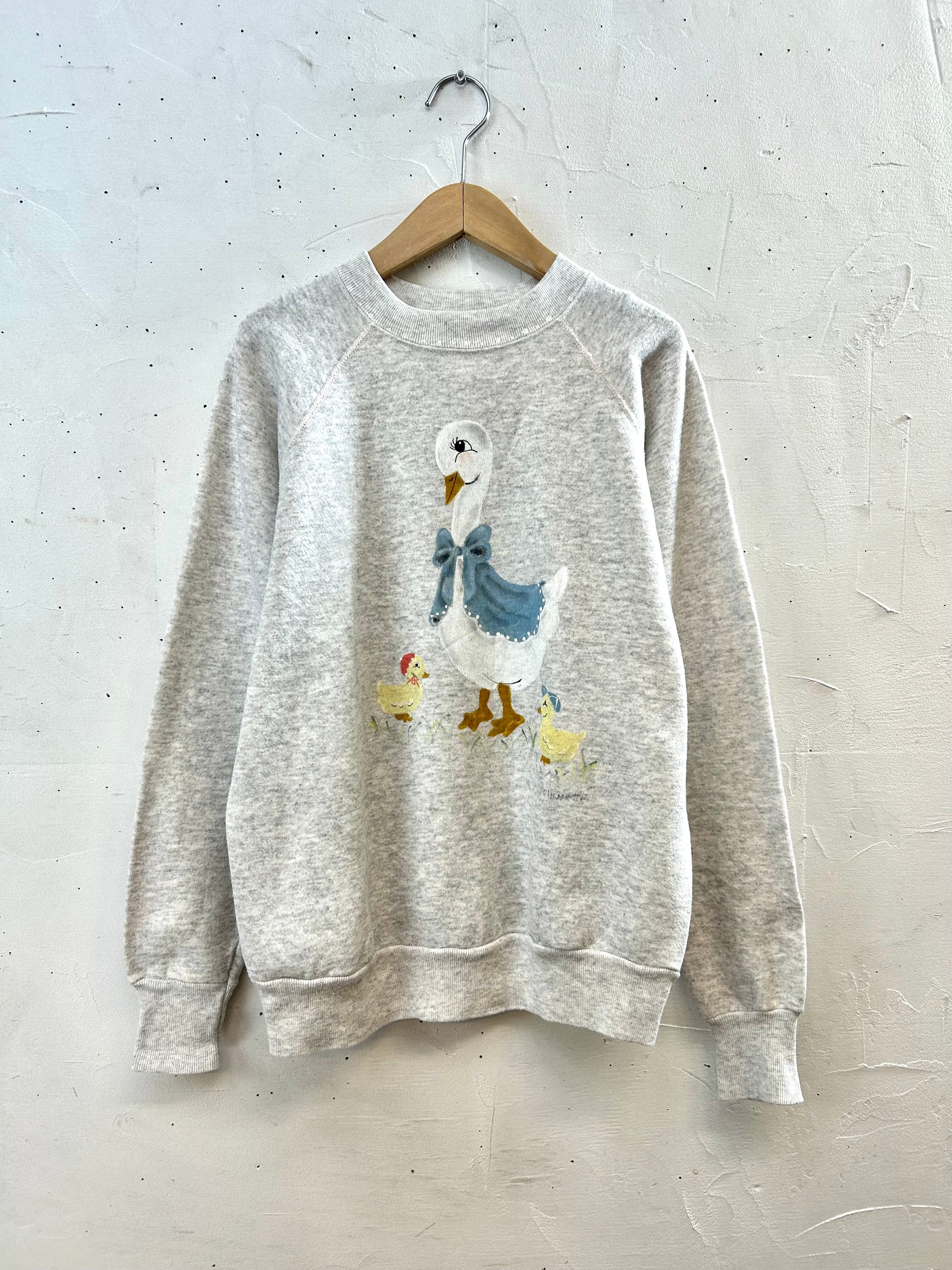 Vintage Custom Hand Paint Sweat MADE IN THE USA [I28345] – GROGGROG