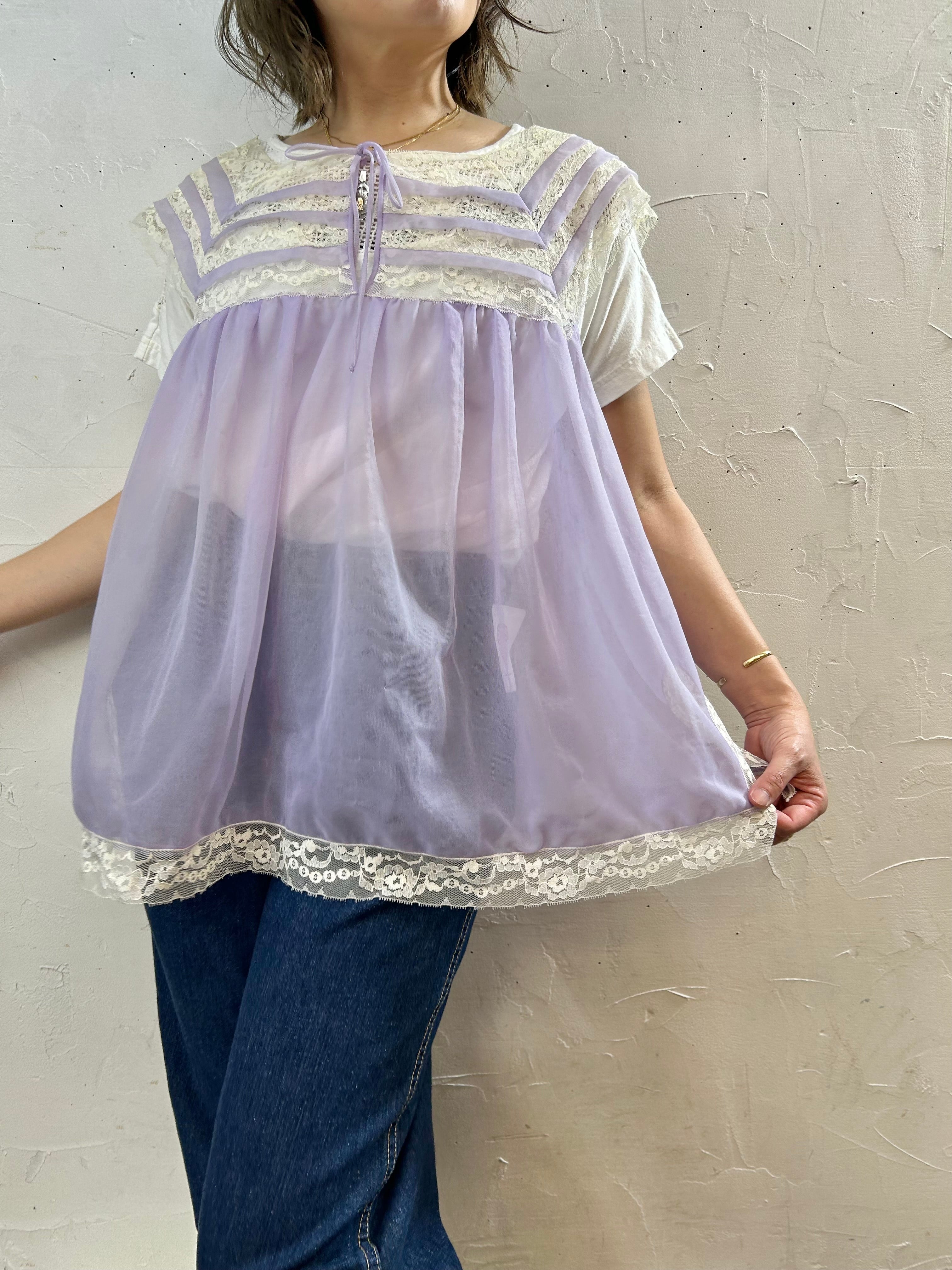 ’70s Vintage Lingerie Tops [E27540] – GROGGROG