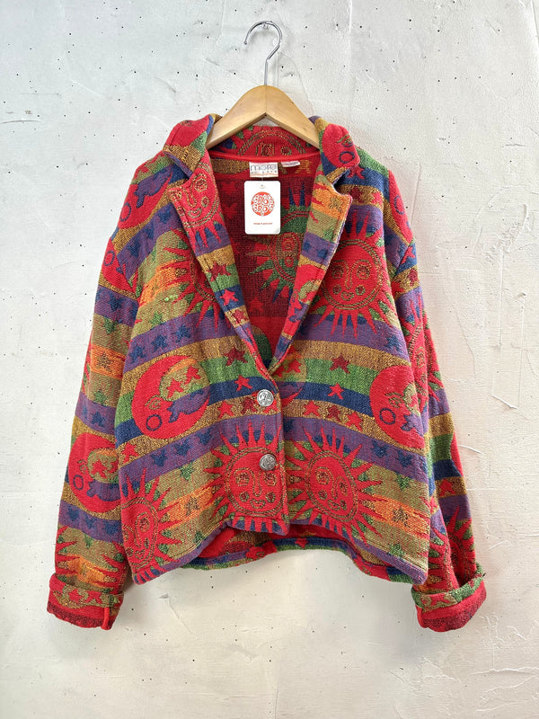 Vintage Rug Jacket MADE IN INDIA [A29619] – GROGGROG
