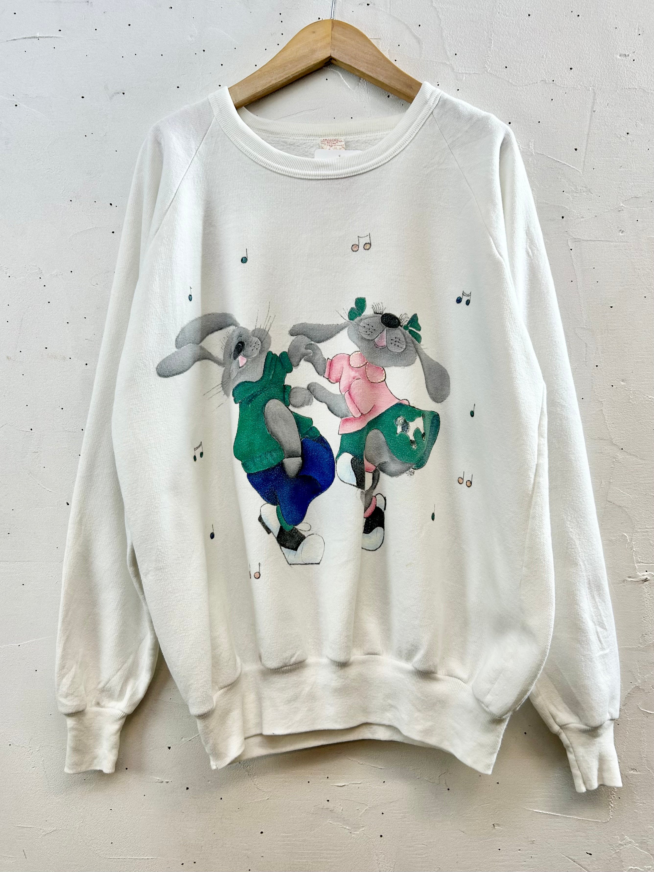 Vintage Hand Painted Sweat [J28750] – GROGGROG